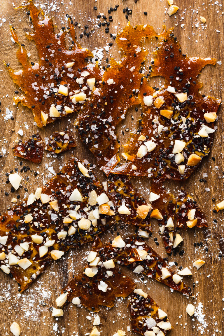 Chocolate Macadamia & Black Sesame Cake - The Polka Dotter